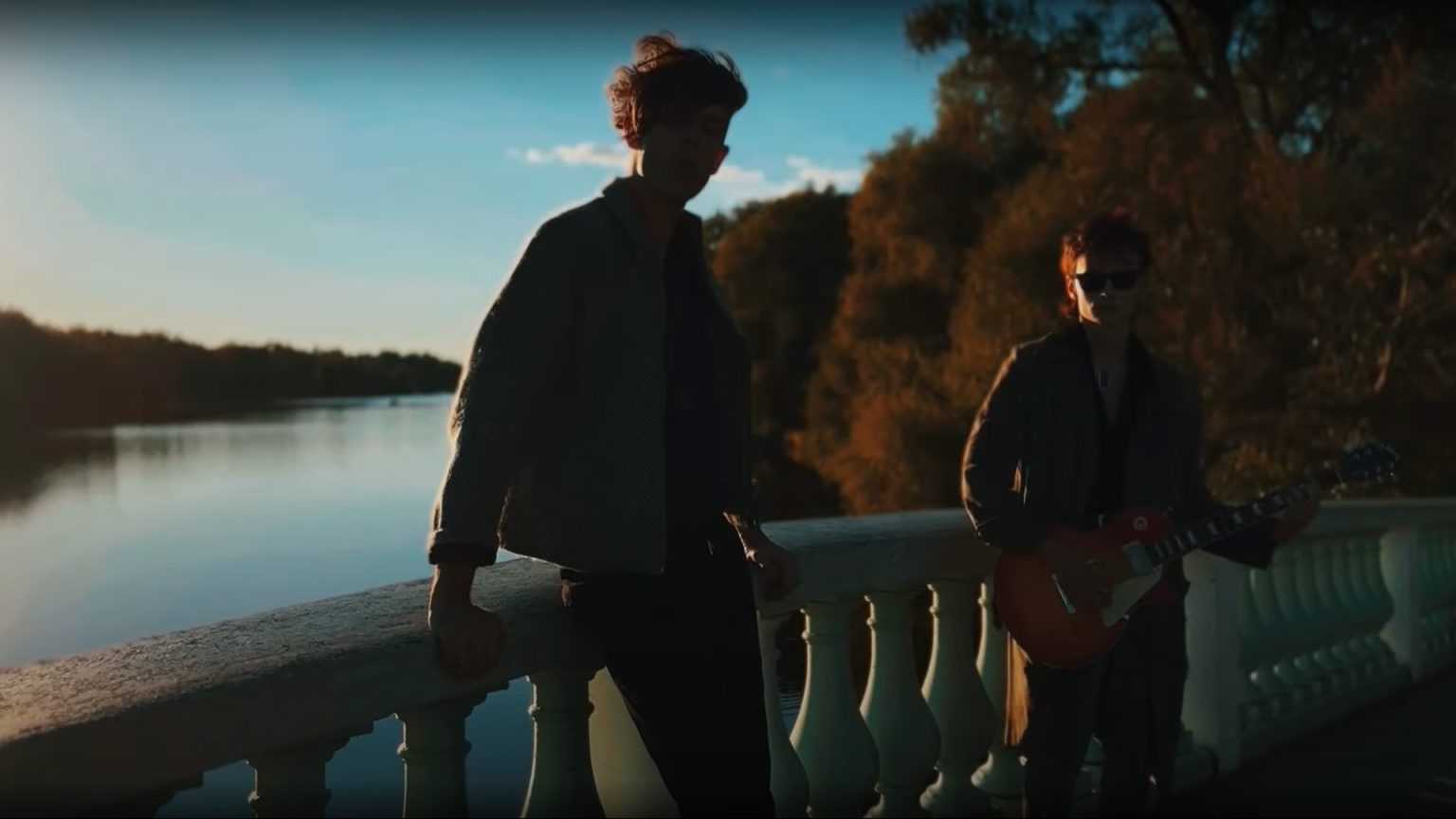 Toronto Post-Punk Duo Modele are Silhouettes in the Setting Sun in ...