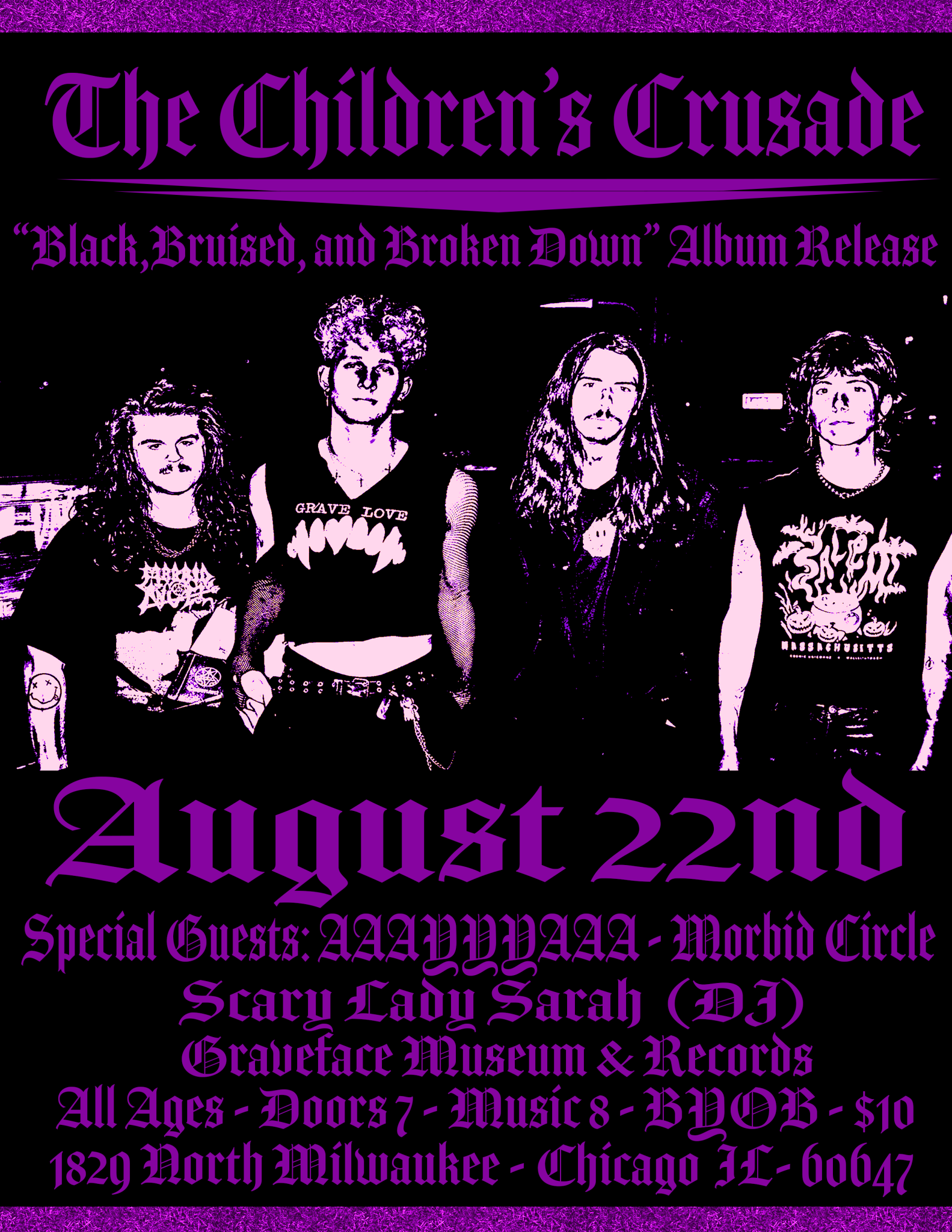 Industrial Rockers The Children's Crusade Release "Black, Bruised, and ...